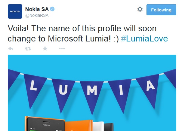 Nokia regional Twitter / Facebook accounts will see name change to ...