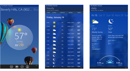 The Weather Channel app for Windows Phone updated with new design ...