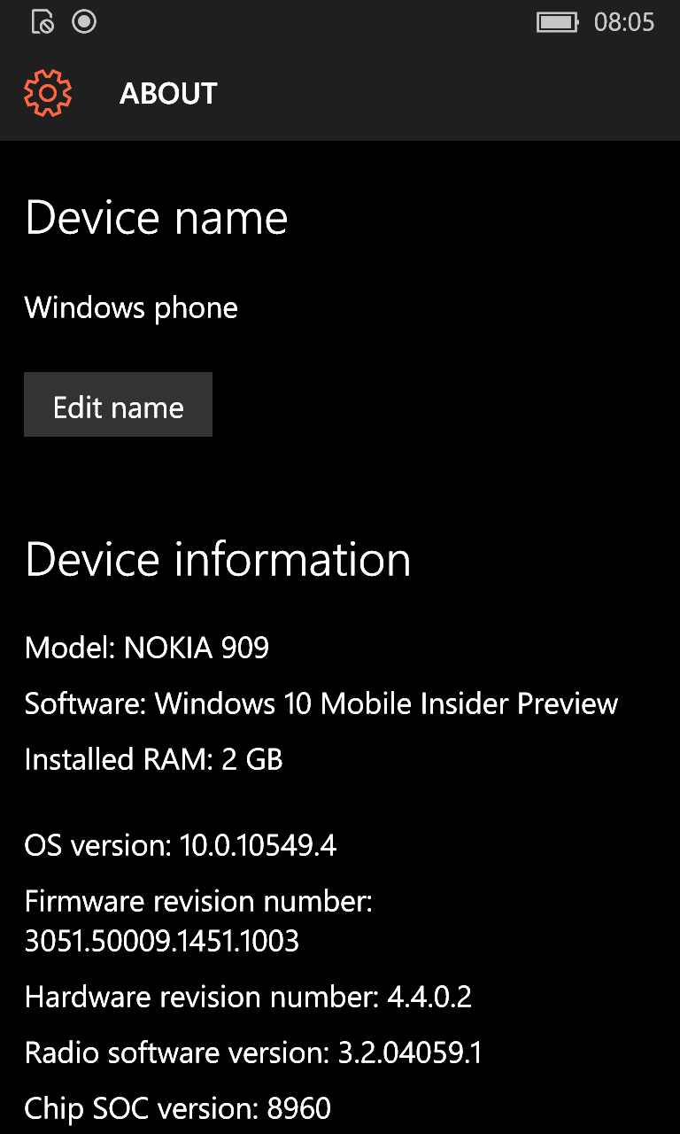 Windows 10 Mobile Build 10549 new changes & Impressions.